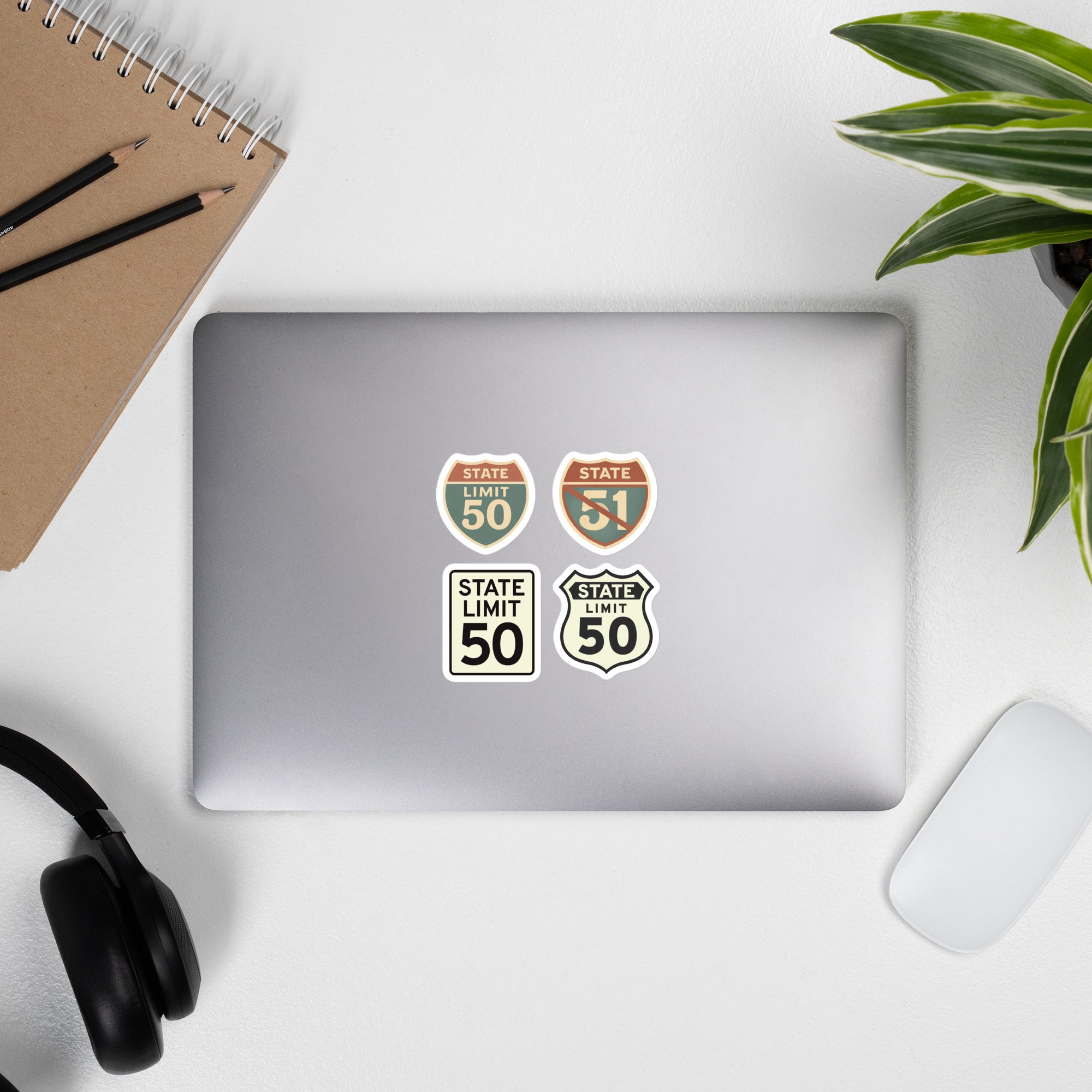 Kiss-cut Stickers | Playfully Cheeky Merch | State Limit Apparel